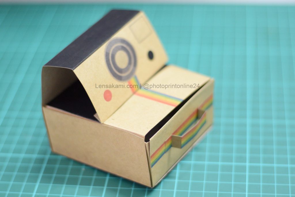 DIY|Printable template Polaroid Storage Box – LensaKami