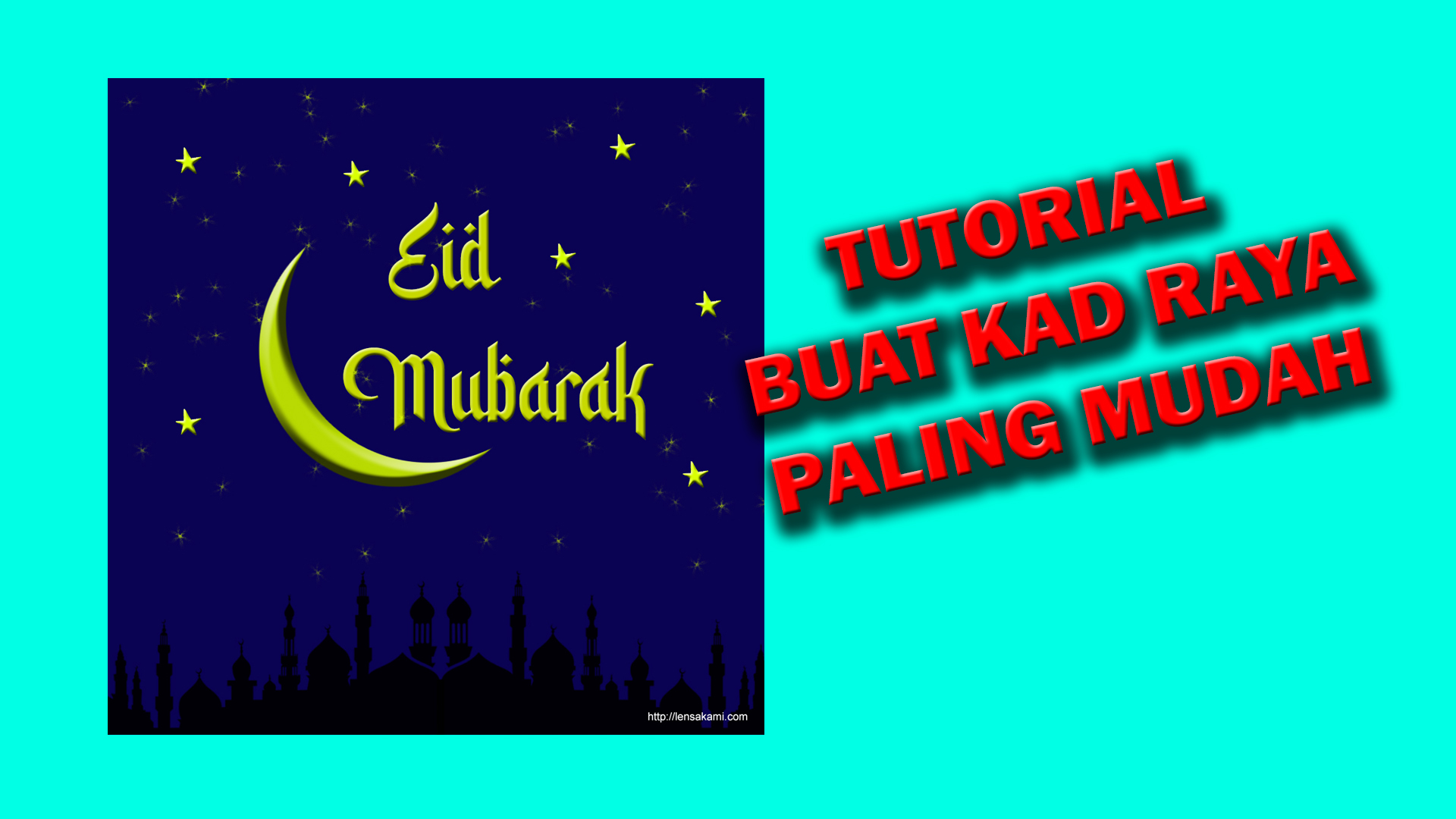 Tutorial kad raya menggunakan adobe photoshop – LensaKami