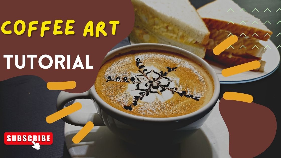 Compilation of 30-sec coffee art tutorial using the etching technique ...